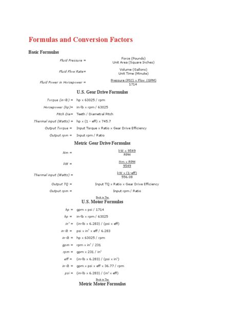 Pdf Formulas And Conversion Factors Dokumen Tips