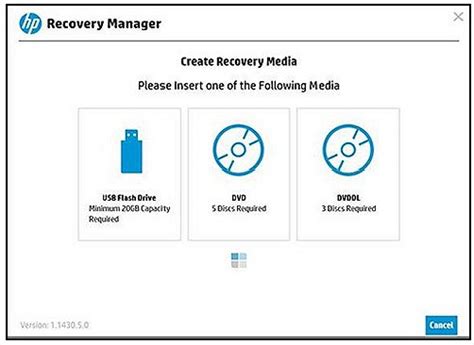 怎么使用HP Recovery Manager创建恢复介质 惠普支持社区
