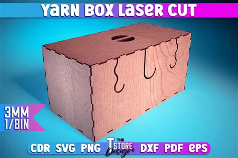 Yarn Box Laser Cut Svg Yarn Box Laser Graphic By The T Store Design