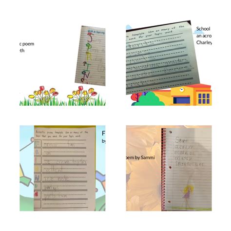 Board Acrostic Poems