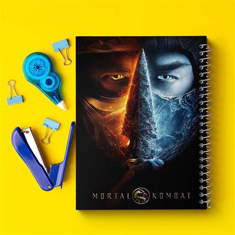 قیمت و خرید دفتر نقاشی 50 برگ خندالو مدل بازی مورتال کمبت Mortal Kombat