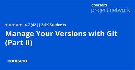 manage your versions with git part ii coursya
