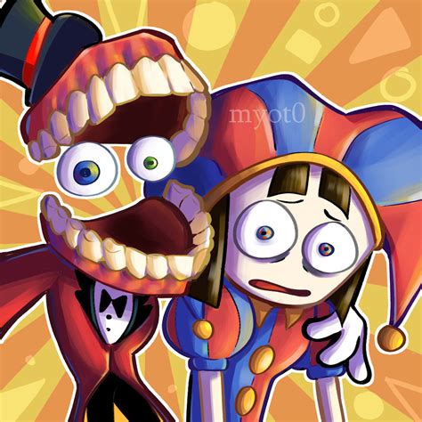 Pomni And Caine From The Amazing Digital Circus Finally Mid Term