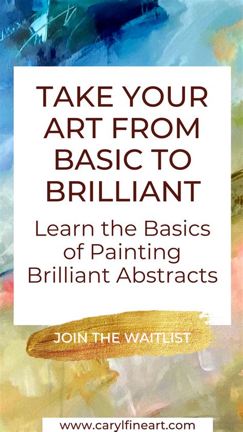 Take Your Art From Basic To Brilliant Abstract Art Course Abstract Art Ideas Art Courses Artofit