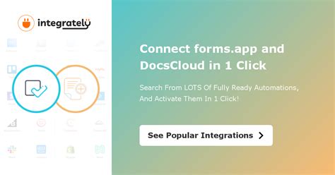 Connect Formsapp And Docscloud Integrations 1 Integrations ️