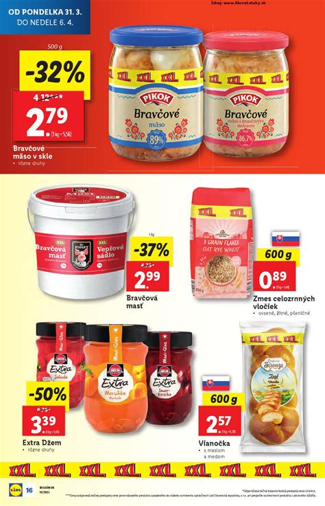 Lidl Leták Strana 18 31 3 6 4 2025 Akčnéletáky Sk