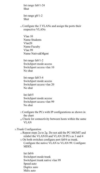 Solved Week 3 VLANs And Inter VLAN Routing Subnetting With Chegg Com