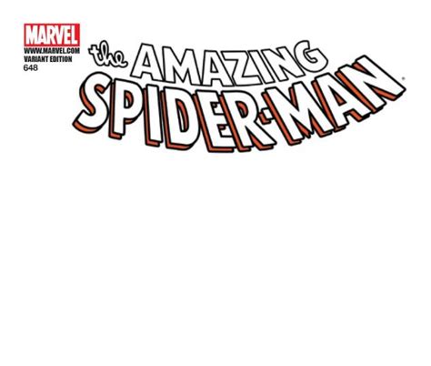 Amazing Spider Man 1999 648 Blank Cover Variant Comic Issues