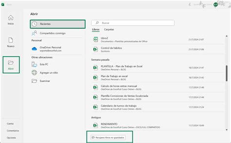 4 Formas De Recuperar Un Archivo De Excel No Guardado