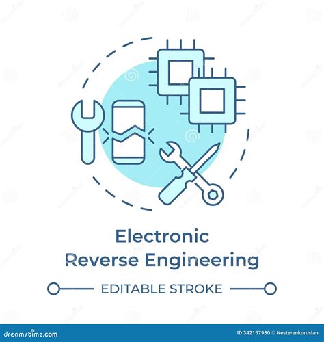 Reverse Engineering Process Infographic Vertical Sequence Vector