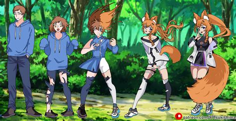 Tg Sequence Boy Turn Into Fox Girl By 97tsukishima On Deviantart