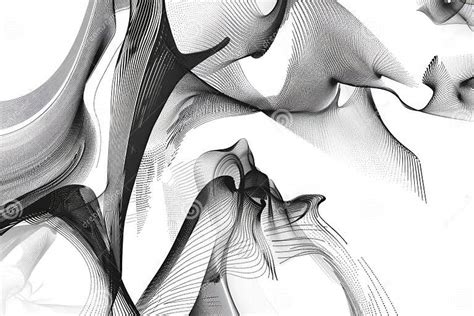 A Grayscale Image Of A Parametric Plot With A White Background Aig51a Stock Illustration