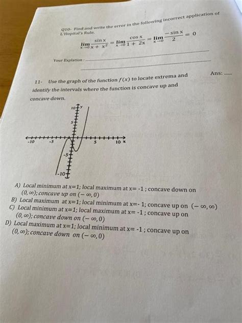Solved Q10 Find And Write The Error In The Following