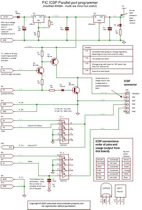 A Pic Programmer Circuit Based On An589 Using Pic Microcontoller