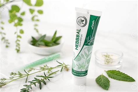 Herbal Toothpaste On White Background Stock Illustration Illustration Of Toothpaste Herbal
