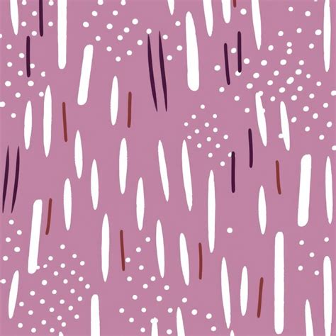 Mauve Diagonal Dots And Dashes Seamless Pattern Vector Illustration Job