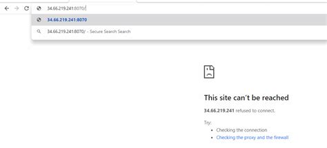 Connection To The Kubernetes Container Refused From Endpoint Stack Overflow