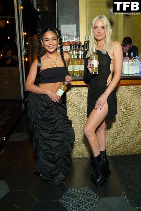 Ashley Benson Flashes Her Nude Tits Wearing A See Through Dress At