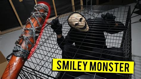 Scary Capturing Smiley Monster In My Basement At 3am Actually