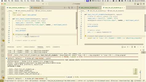5 Oop Review School Interface Tests Youtube