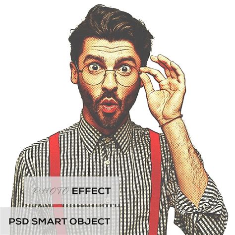Premium PSD Psd Photo Smart Object Effect Mockup
