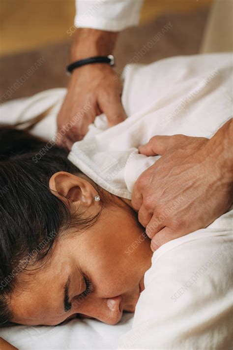 Shiatsu Arms And Shoulder Massage Stock Image F0343040 Science