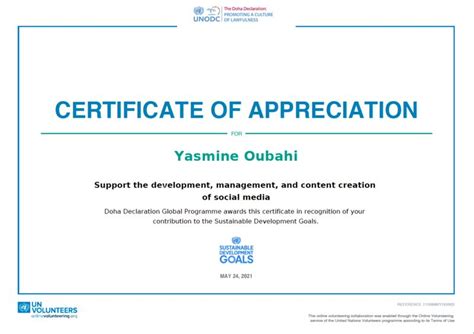 Yasmine Oubahi On Linkedin Internship Dohadeclaration Socialmedia