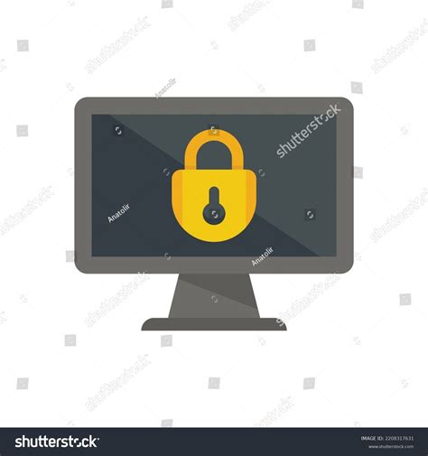 Multifactor Authentication Icon Flat Illustration Multifactor Stock Vector Royalty Free