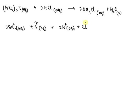 solved write net ionic equation for the reaction that occurs when