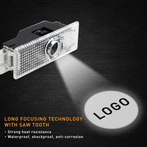 2x Bright Bmw Ghost Lights Courtesy Lights Carledlogo