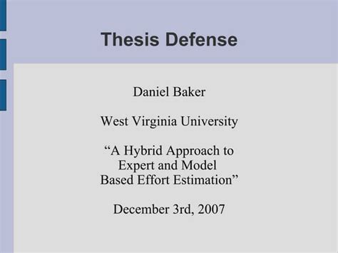 A Hybrid Approach To Expert And Model Based Effort Estimation Ppt