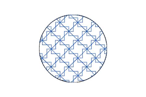 Japanese Sashiko Shape Circle · Creative Fabrica