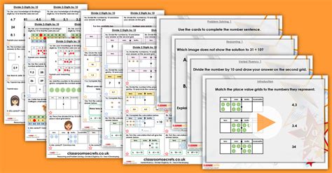 Divide Digits By Year Decimals Resource Pack Classroom Secrets Classroom Secrets