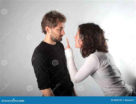 Quarrel Stock Image Image Of Relationship Finger Divorce 9095191