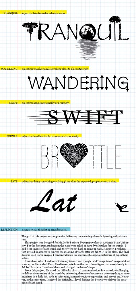 Expressive Typography On Behance