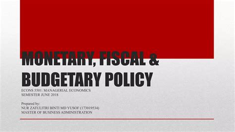 Econs Ppt Monetary Policy 270818 Pptx