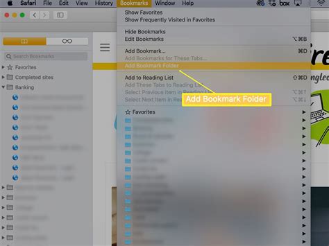How To Organize Safari Bookmarks And Favorites