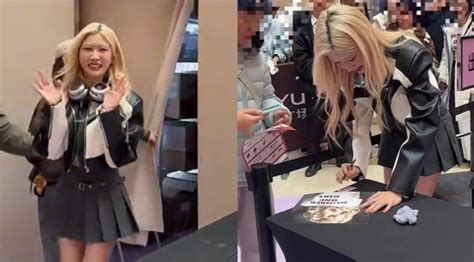 Fake Rosé Chinese Influencer Slammed For Signing Autographs At