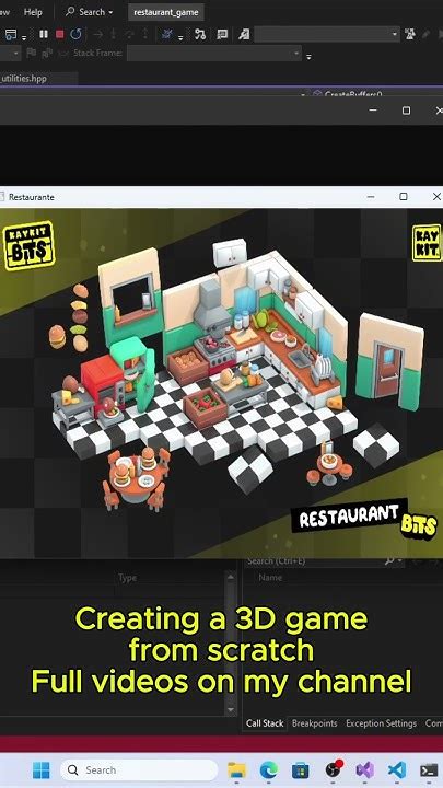 Creating A 3d Game From Scratch Shorts Opengl Youtube