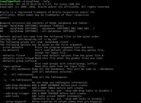 在linux中使用mysqldump备份和还原mysql数据库 Csdn博客