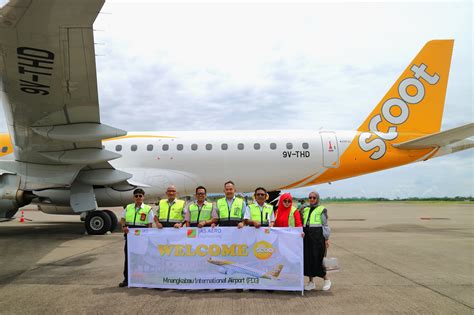 Pt Jas Aero Engineering Services Sambut Penerbangan Perdana Scoot Rute Singapura Padang