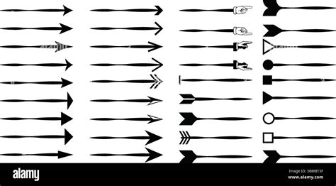 Arrow Icons Svg Bundle Directional Vector Arrows Clipart For Design And Decor Stock Vector Image