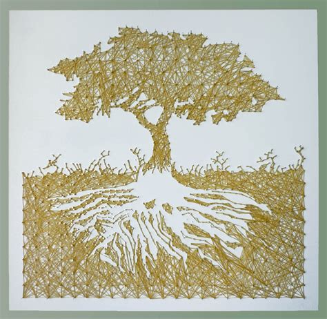 Tree String Art Template
