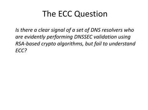 PPT ECC Support In DNSSEC Validating Resolvers PowerPoint Presentation ID