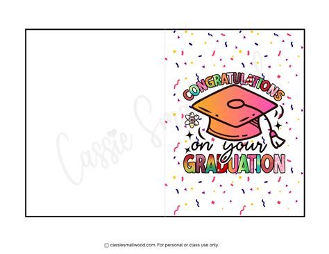 20 Free Printable Graduation Cards Cassie Smallwood