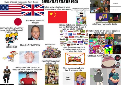 Deviantart Starter Pack By Ilovememes1548 On Deviantart