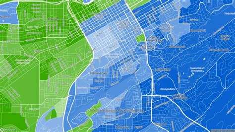 Race Diversity And Ethnicity In Five Points South Birmingham Al