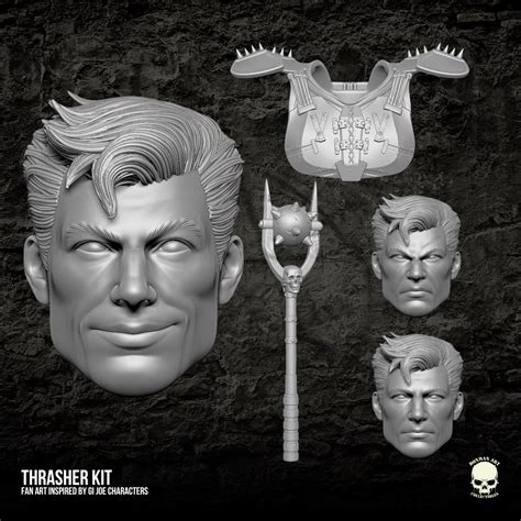 Stl File Thrasher Gi Joe Fan Art Kit 3d Printable File For Action