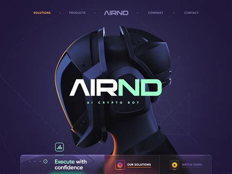 airnd ai crypto trading by mike creative mints on dribbble