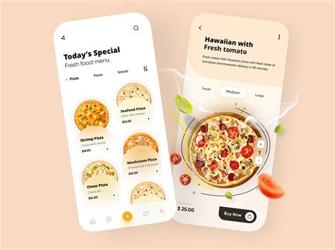 Food Mobile App Ux Ui Design By Ghulam Rasool 🚀 For Cuberto On Dribbble